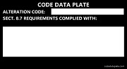 CodeDataPlate.com - Your Jurisdiction is our Business - Products